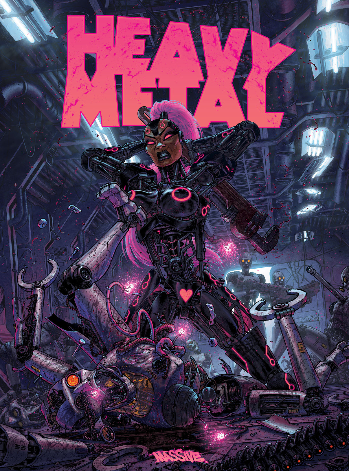 HEAVY METAL MAGAZINE #1 MASSIVE SELECT EXCLUSIVE TONY MOORE HOMAGE ...