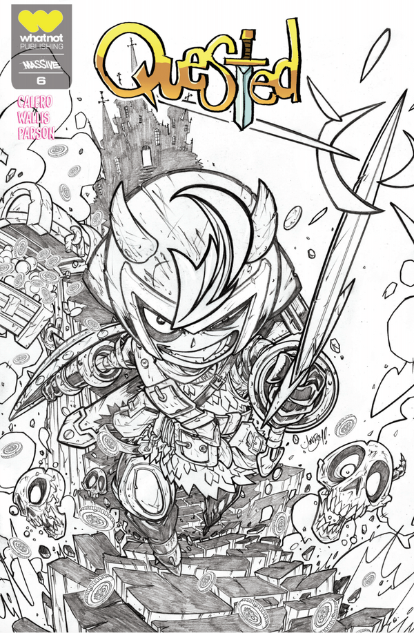 QUESTED #6 | CVR E 10 COPY INCV JONBOY FANART VAR – Massive Publishing | Comic Book Publisher